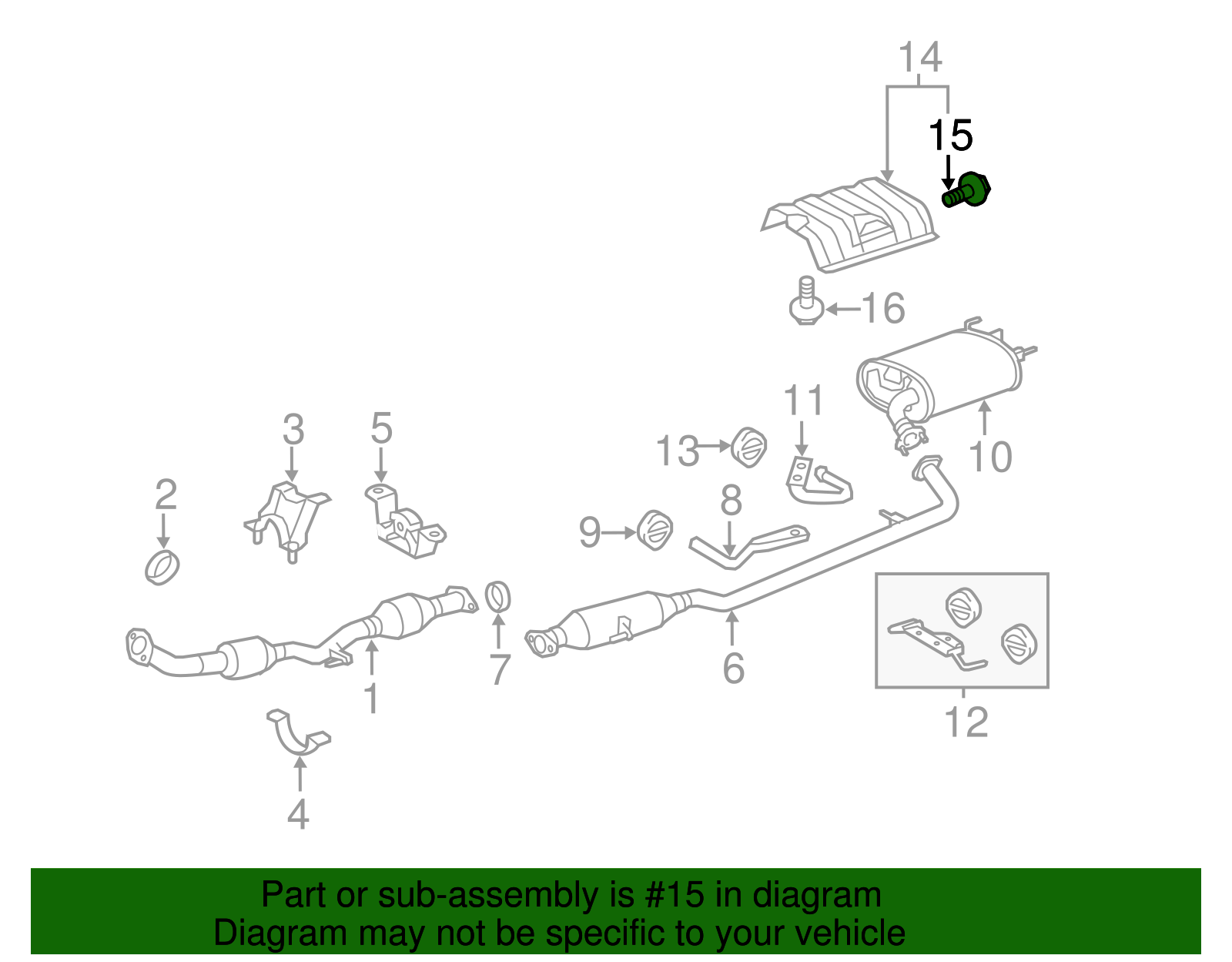 Genuine Toyota Heat Shield part# 58327-07011 for 2007-2011 Toyota Camry ...
