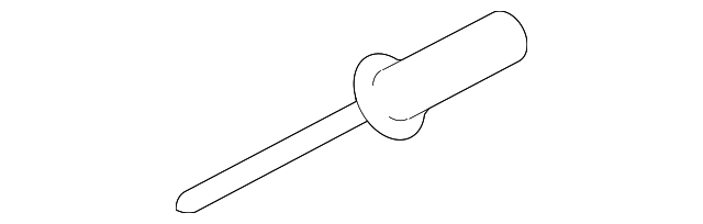 W712650-S417 - Wheelhouse Liner Rivet 2003-2019 Ford | Ford Parts Direct