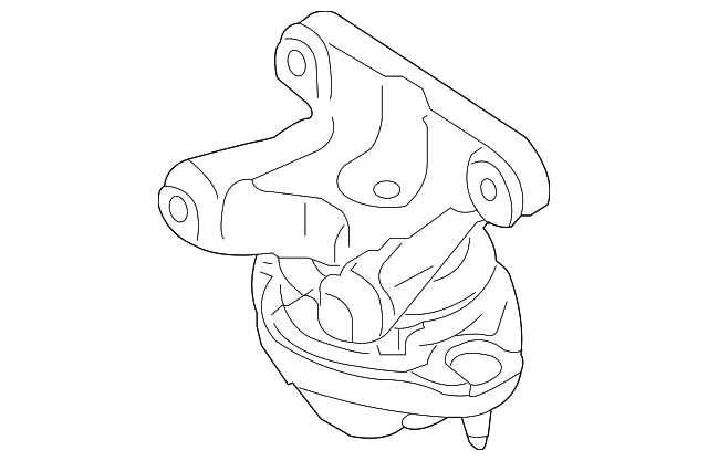2003-2009 Audi Automatic Transmission Mount 8E0-399-105-JD | OEM Parts ...