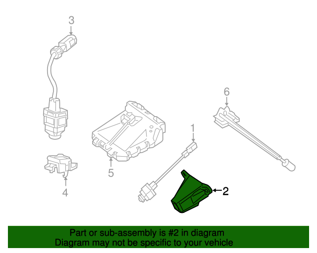253-885-01-01 - Park Assist Camera Bracket 2016-2019 Mercedes-Benz ...