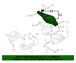 2019-2020 Volvo XC40 Lower Control Arm - Passenger Side (RH) 32221200 ...