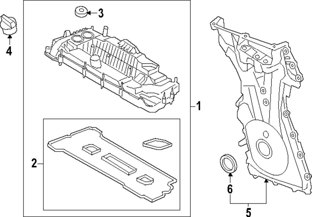 P2GZ-6584-A - Valve Cover Gasket 2023-2025 Ford | Big 3 Auto Parts