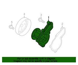 2014-2015 Hyundai Tucson Water Pump 25100-2G000 | OEM Parts Online