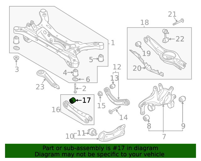 2020-2024 Hyundai Sonata Lateral Arm Bushing 55258-L1000 | OEM Parts Online