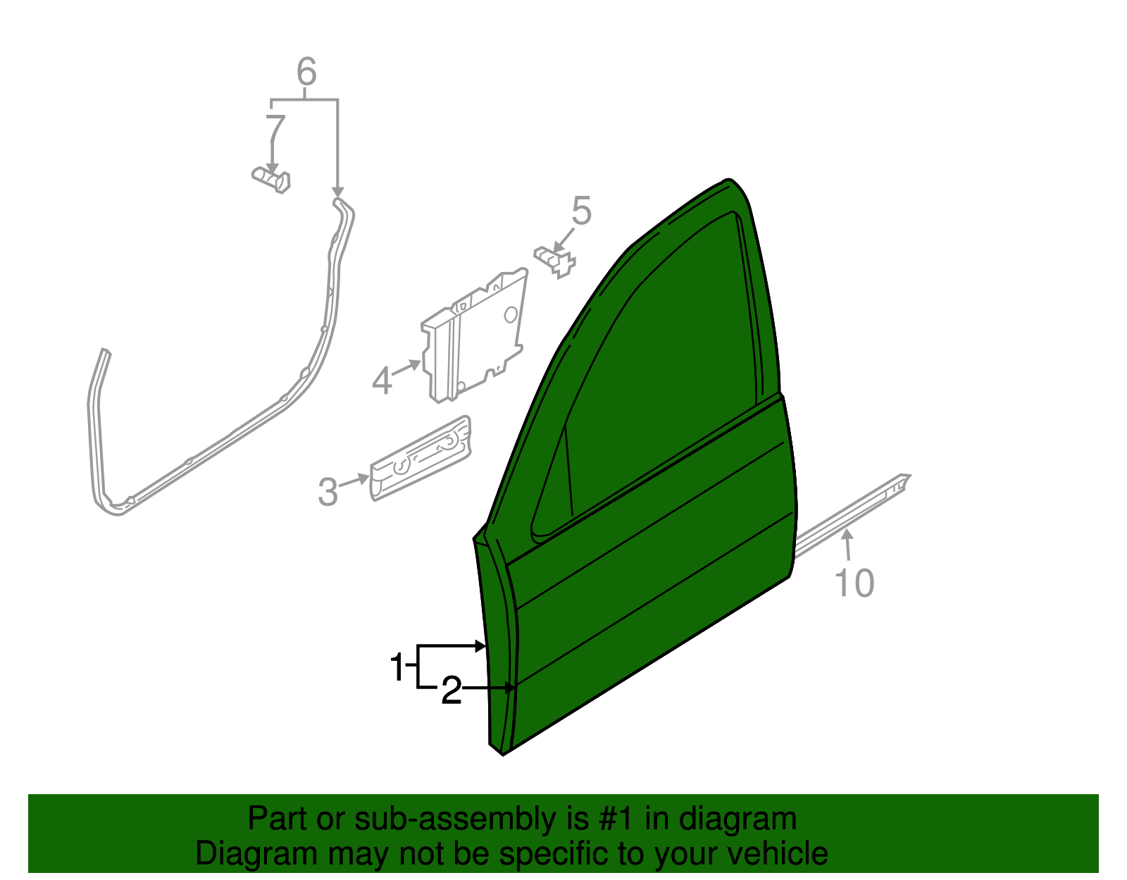 2000-2006 Nissan Sentra Door Shell H0101-4Z030 | OEM Parts Online