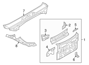 2013-2024 Mazda Center Bracket KD53-70-753 | RealMazdaParts.com