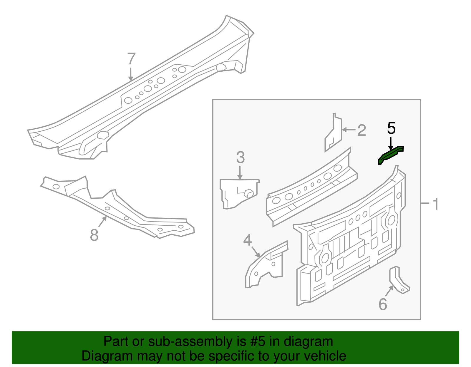 2013-2025 Mazda Center Bracket KD53-70-753 | RealMazdaParts.com