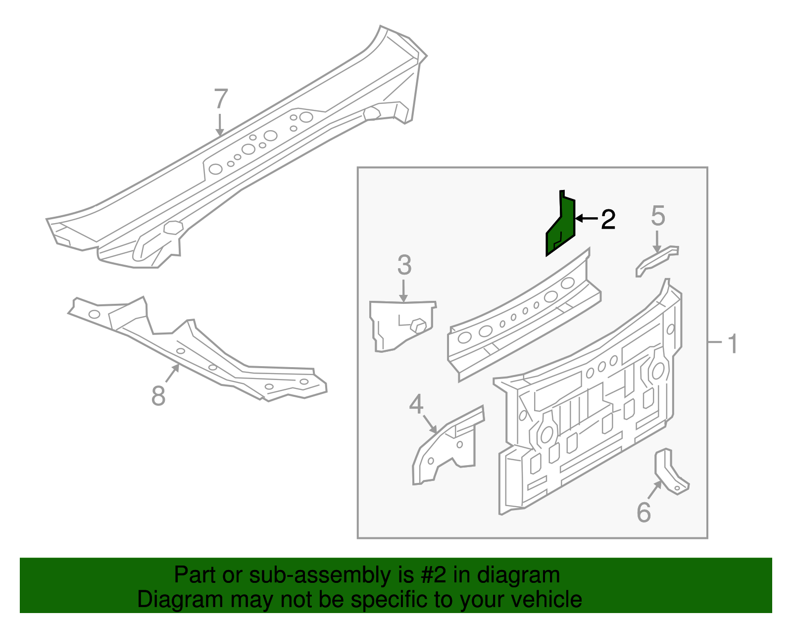 N243-70-45Z - Corner Panel 2016-2024 Mazda MX-5 Miata | Florida Mazda Parts