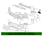 2021-2022 Chevrolet Colorado Front Driver Side Bumper Fascia Guide ...