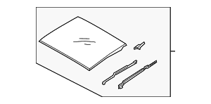 2021-2022 Kia Sorento Sunroof Glass 81620-P2000 | TascaParts.com
