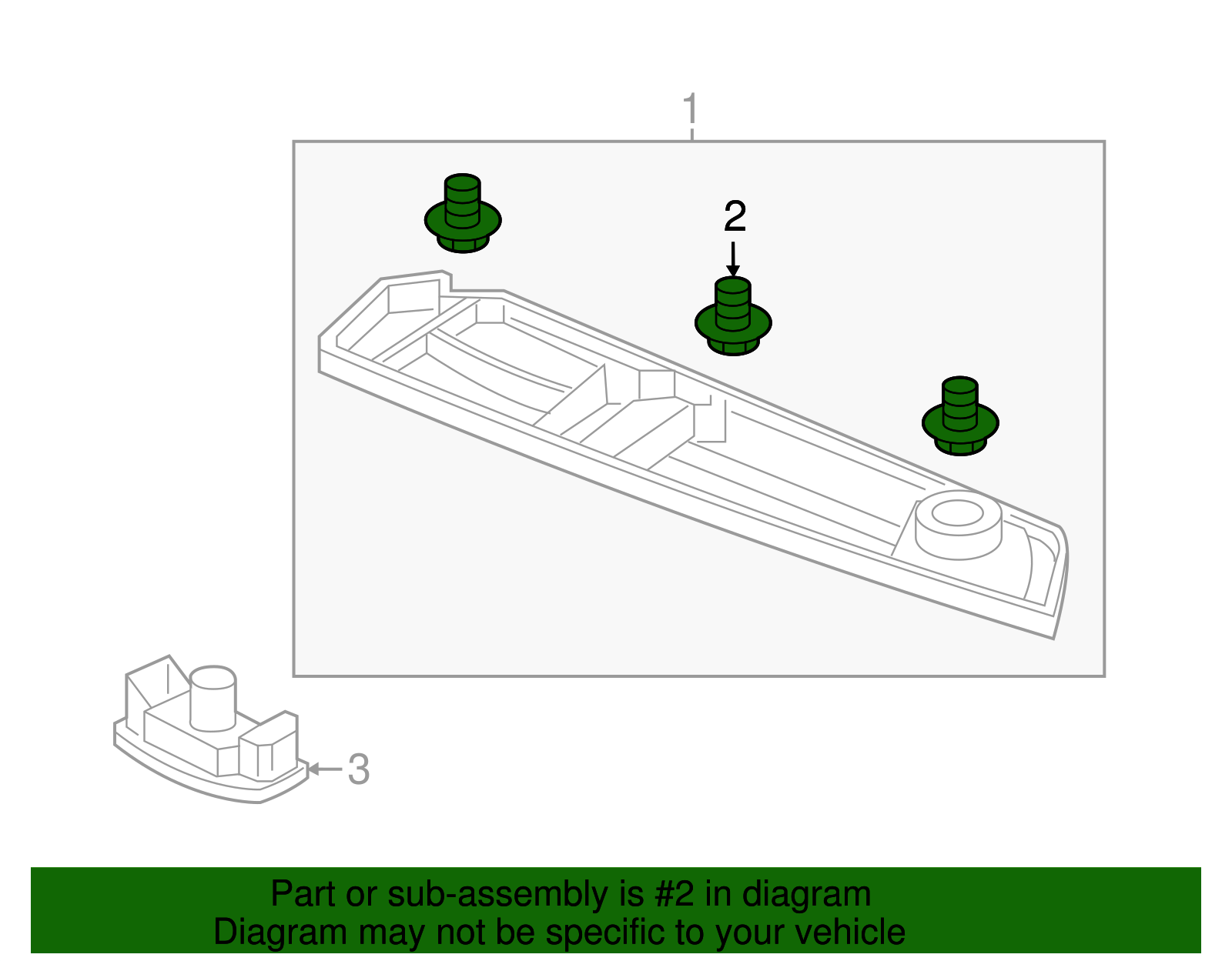 91560-S5H-003 - Deck Lid Finish Panel Clip 2003-2025 Honda | Honda ...