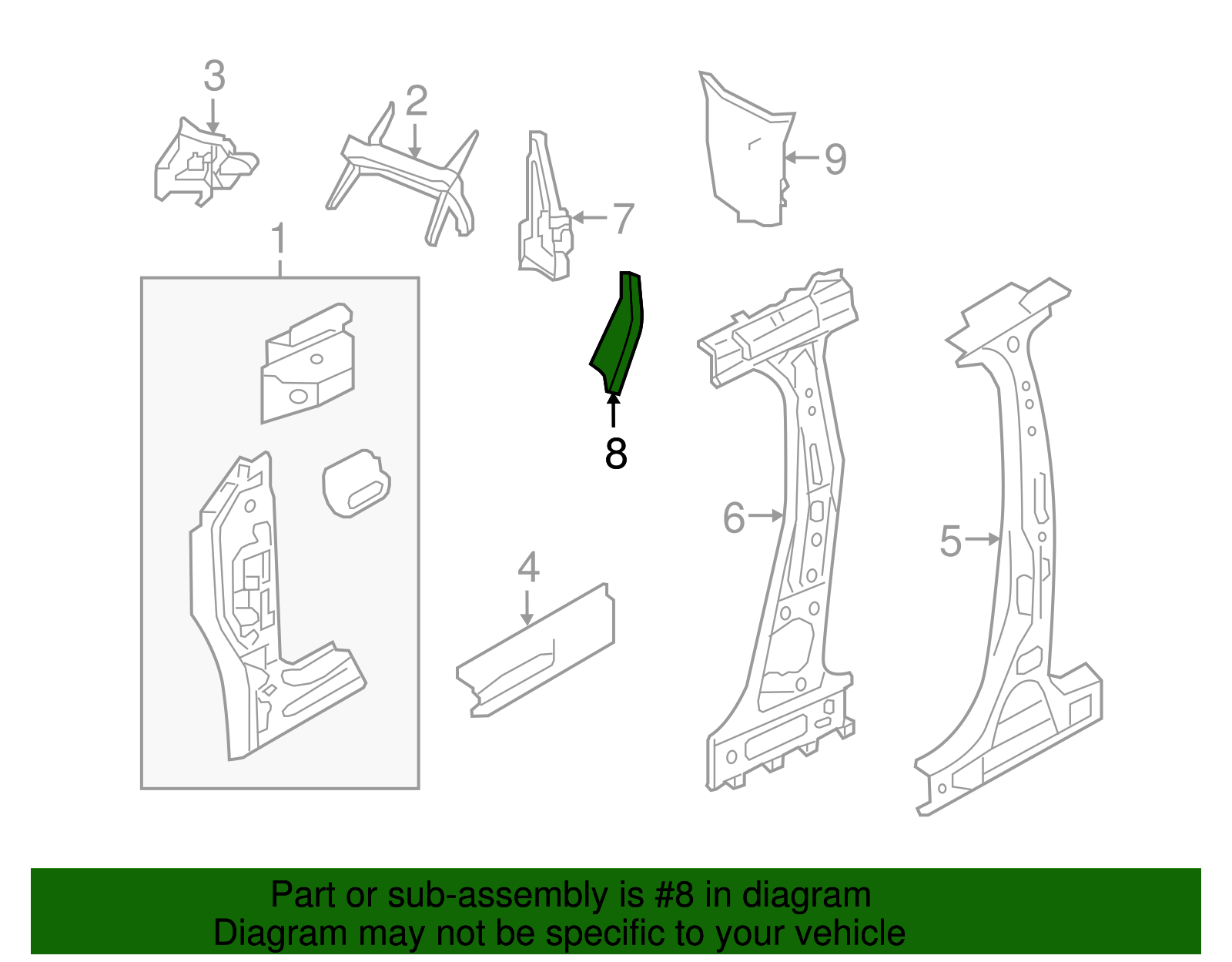 2011-2018 Volkswagen Jetta Sound Absorber 5C6-864-711 | Wholesale VW Parts