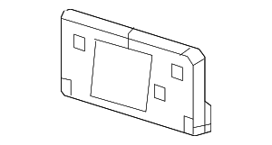 2017-2020 Jeep Grand Cherokee License Bracket 68277142AA | TascaParts.com