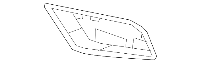 6MR40MA7AA - Lower Grille Bezel Right | Mopar Parts Canada