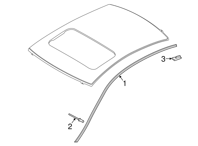 2017-2020 Infiniti Q60 Drip Molding 73854-5CA0A | Faulkner Infiniti of ...