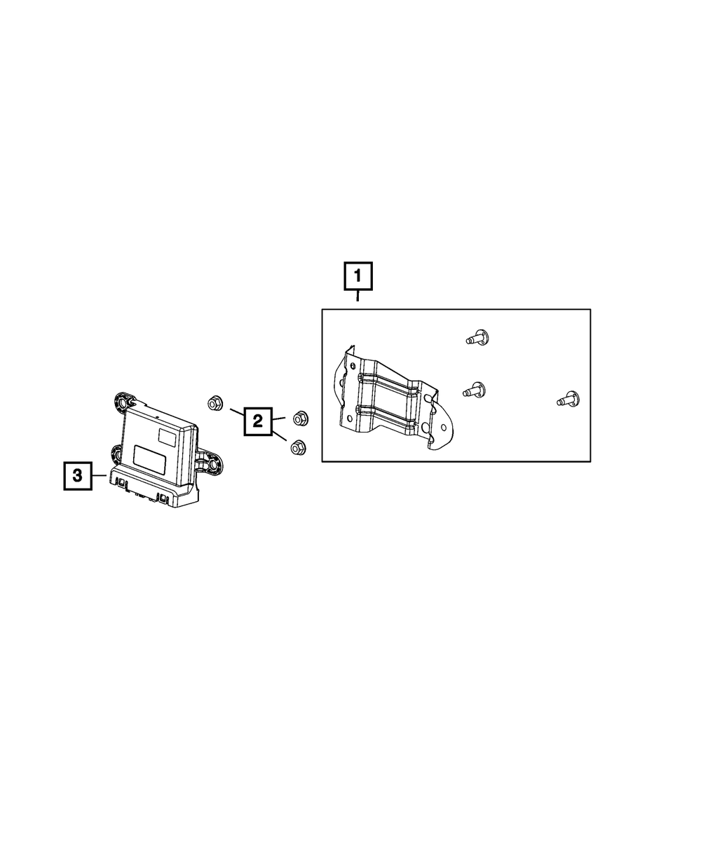 Security Gateway Module for 2018-2022 Mopar | OEM Mopar 68439815AB ...