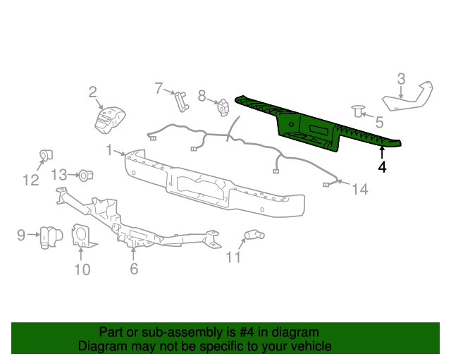 Ford 5L3Z-17B807-AA - Step Pad - 2004-2008 Ford | OEM Ford Part