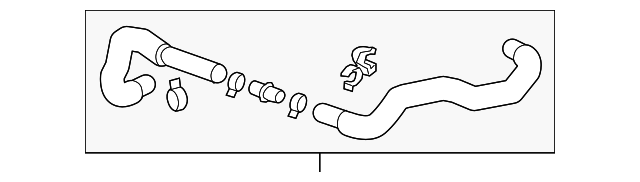2022-2023 Chevrolet Drive Motor Control Module Cooling Outlet Hose ...