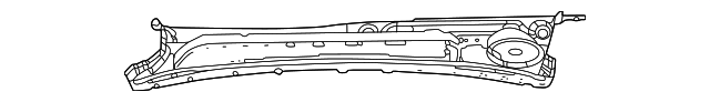 2021-2023 Jeep Cowl Grille 68361992ab | TascaParts.com