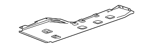 23497848 - Driver Side Underbody Front Air Deflector 2013-2019 Cadillac ...