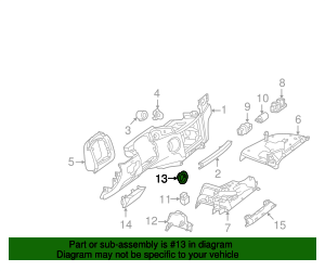 906-680-00-65 - Lock Bezel 2010-2020 Mercedes-Benz | AutoNationParts.com