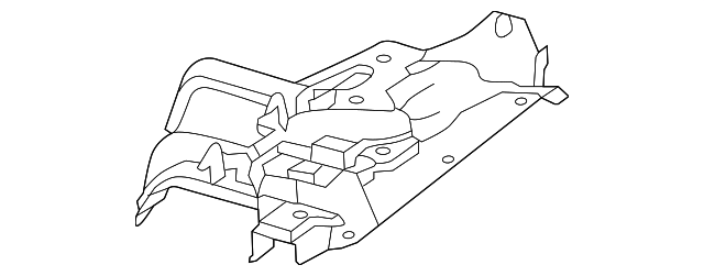 212-680-98-01-9051 - Instrument Panel Knee Bolster 2010-2018 Mercedes ...