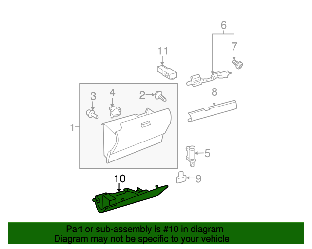 2004-2009 Toyota Prius Under Cover 55607-47020 | OEM Parts Online