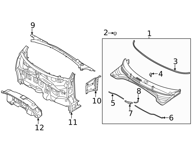 66765-K0000 - Side Extension 2020-2023 Kia Soul | Kia.Parts Store