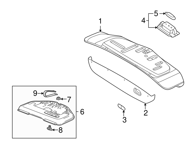 71111179444 - 1997-2003 BMW Tool Compartment Screw (71-11-1-179-444 ...
