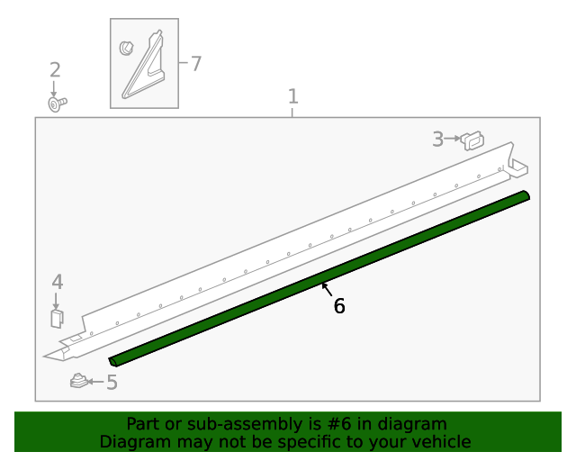 Front and Rear Passenger Side Door Lower Auxiliary Weatherstrip ...