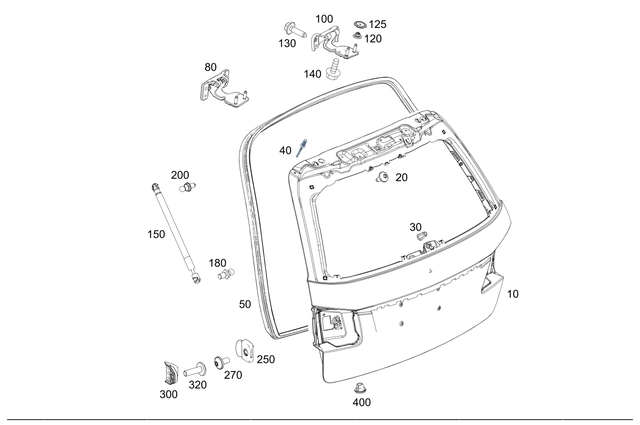 000-990-78-59 - Hex Blind Clinch Nut 2012-2016 Mercedes-Benz | Mercedes ...