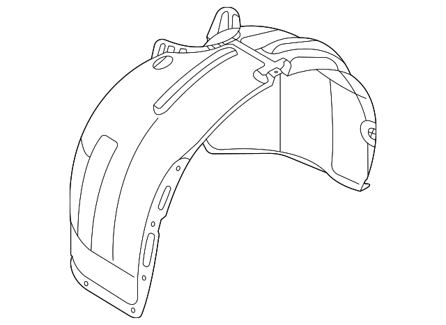 2021-2023 Volkswagen ID.4 Fender Liner 11A-809-957-D | Wholesale VW Parts