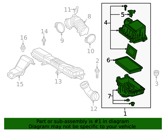 17700-0T260 - Air Cleaner Assembly - 2020 Toyota Corolla | OEM Genuine ...