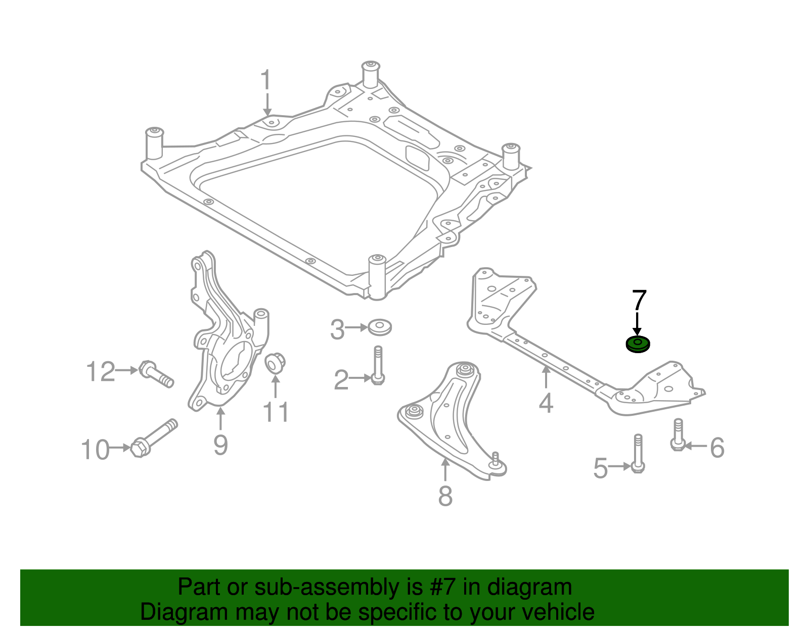 2008-2023 Nissan Stay Stopper 54464-CY00C | Melloy Nissan Parts