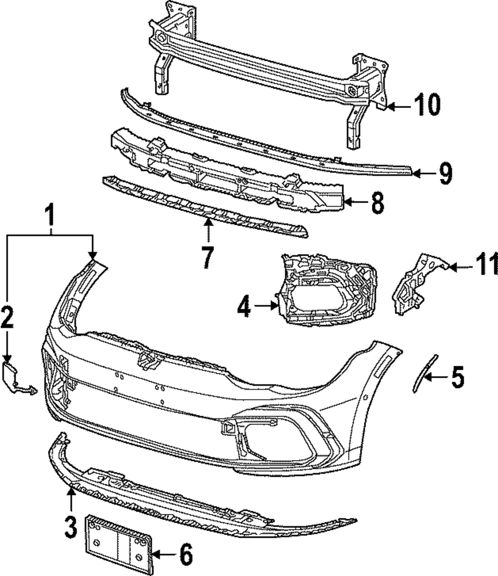 5H0-805-915-K-9B9 - Spoiler - 2022-2024 Volkswagen GTI | VW OEM Parts ...