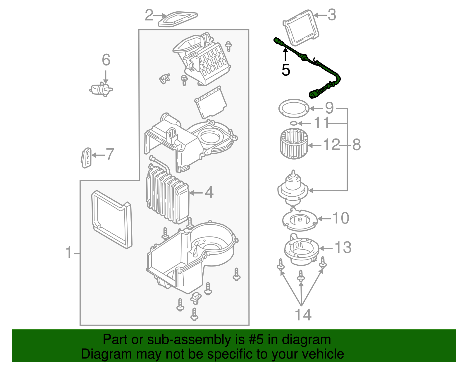 2001-2006 Mazda Tribute Vacuum Harness EC01-61-B8YA | OEM Parts Online