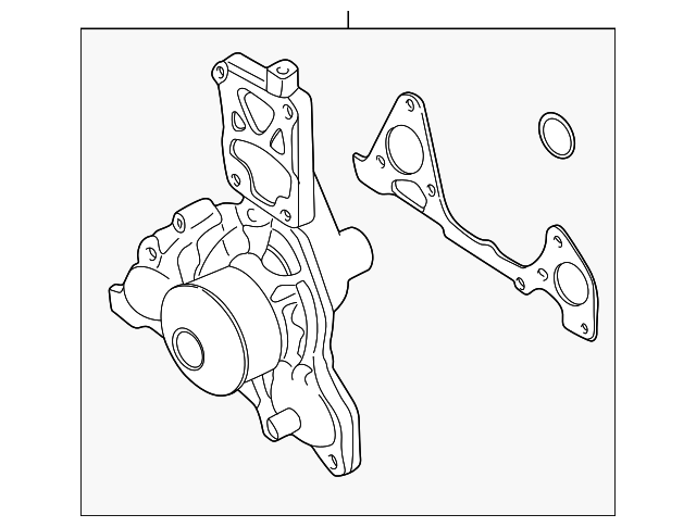 1300A012 - Water Pump Assembly 1995-2004 Mitsubishi | Mitsubishi Direct ...
