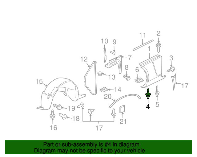 11516807 - Multi-Purpose Rivet 1995-2024 GM | Chevrolet Parts Direct