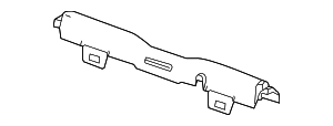 2016-2023 Chevrolet Camaro Jet Black Rear Compartment Closeout Upper ...