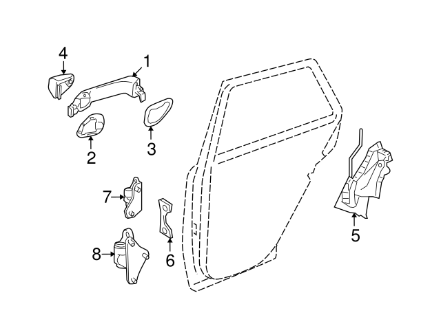 251-720-13-37 - Upper Hinge 2006-2012 Mercedes-Benz | Mercedes-Benz USA ...