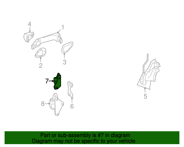 251-720-14-37 - Upper Hinge 2006-2012 Mercedes-Benz | Mercedes-Benz USA ...