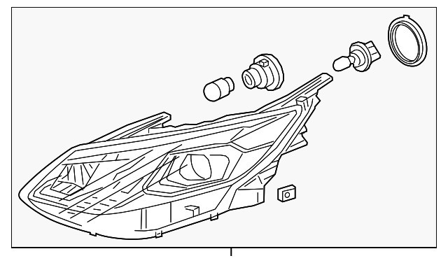 84398989 - Driver Side Headlamp 2016-2019 Chevrolet Volt ...