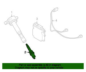 2005-2009 Land Rover Spark Plug LR005253 | JaguarParts.com