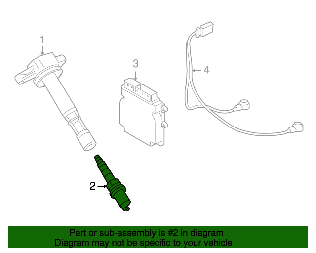 2005-2009 Land Rover Spark Plug LR005253 | JaguarParts.com