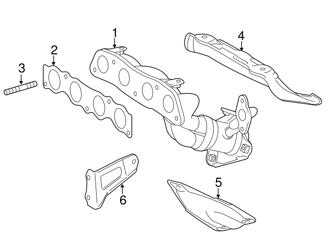 2011-2017 Lexus CT200h Manifold Gasket 17173-37010 | OEM Parts Online