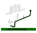 2007-2011 GM Automatic Transmission Fluid Cooler Inlet and Outlet Line ...