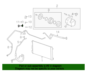 1998-2022 GM Air Conditioning Service Valve 10245619 | TascaParts.com
