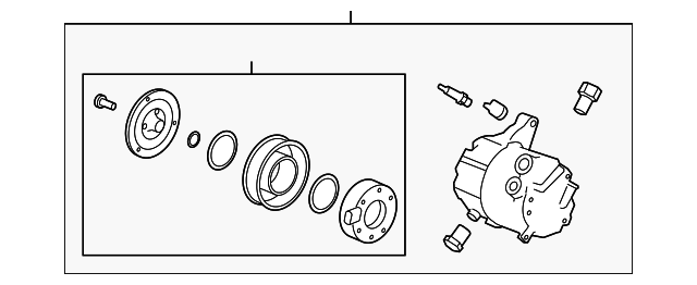 19418183 - Air Conditioning Compressor 2007-2012 GM | Chevrolet Parts ...