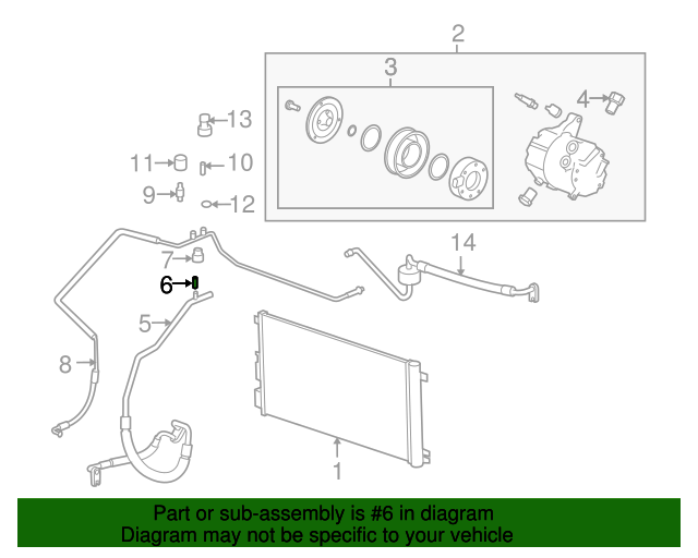 Hose & Tube Assembly Valve - GM (3041827) | GMPartsDirect.com