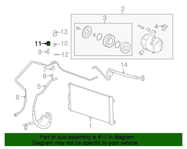 2004-2013 GM Black Air Conditioning Service Valve Fitting Cap 10245620 ...